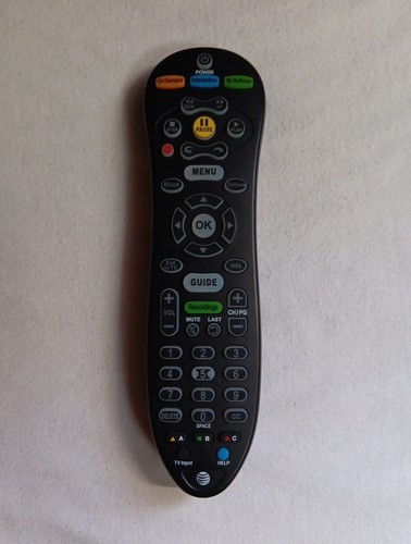 AT&T U-Verse Remote Control S30-S1B Black Programming TV Multiview ...