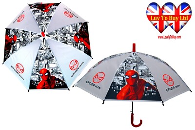 Spiderman Umbrella Opening Automatic Marvel,Kids Umbrella,Officially ...