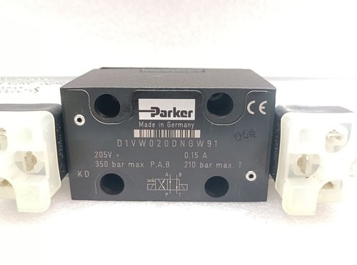 Parker D1VW020DNGW91 2-Way Valve 205V 0.15A Plug S1-205000 205VDC for ...