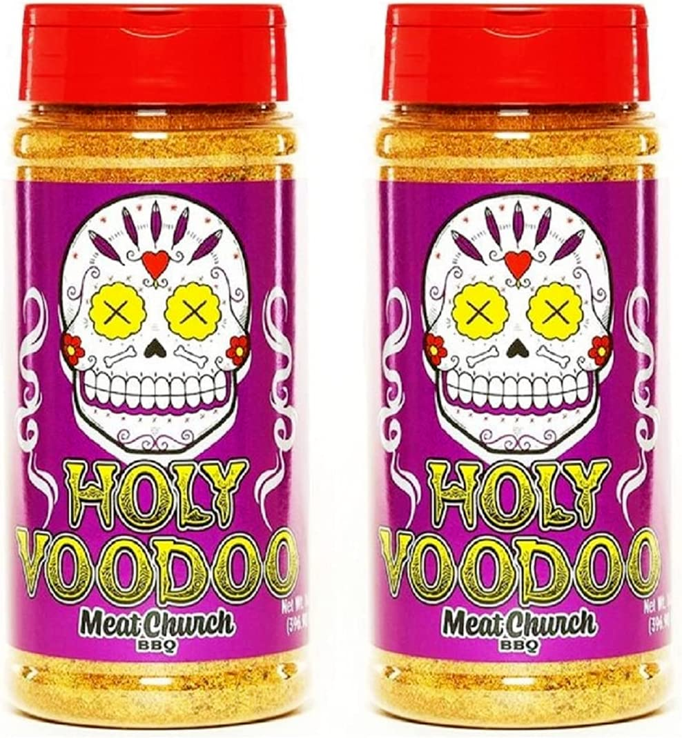 《NEW》2PK Meat Church BBQ Rub Holy VooDoo BBQ Rub and Seasoning, 13oz x2 ...
