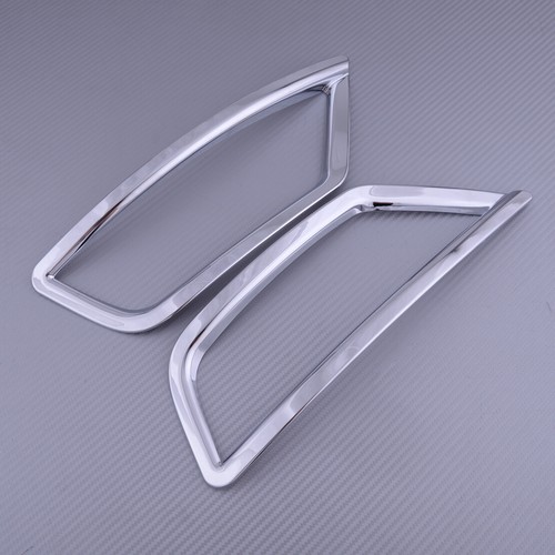 Fit For Ford Escape Kuga 13-2019 Chrome Rear Fog Light Lamp Cover Trim ...