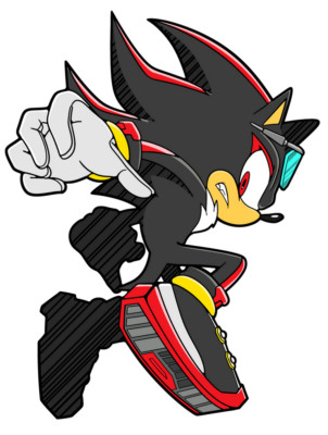 Shadow Sonic Weatherproof Anime Sticker 6" Car Decal | eBay