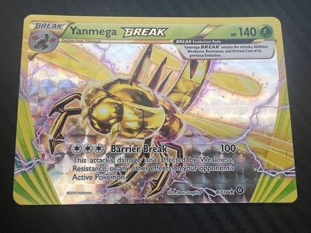Pokemon TCG Yanmega BREAK 2016 World Championships XY Steam Siege 8/114 ...