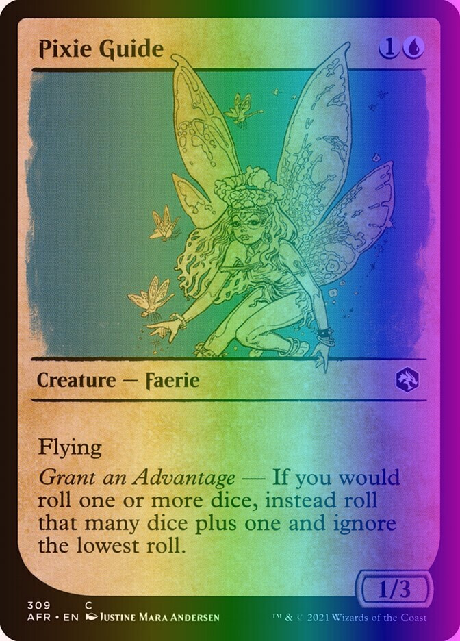 MTG Pixie Guide (309/518) Adventures in the Forgotten Realms NM FOIL | eBay