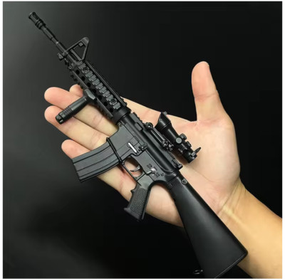 M16 Toy Gun Sniper Rifle Detachable Gun 1:3 Scale Mini Metal Model ...