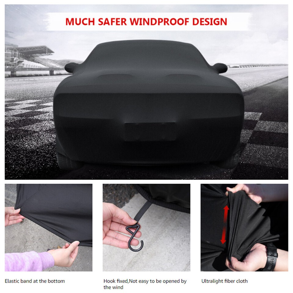 SUV Satin Soft Stretch Indoor Car Cover Scratch Dust Protect for ...