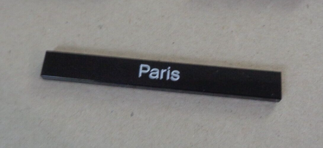 LEGO 4162 - 416226 Flat Tile 1x8 Black X2 for sale online | eBay