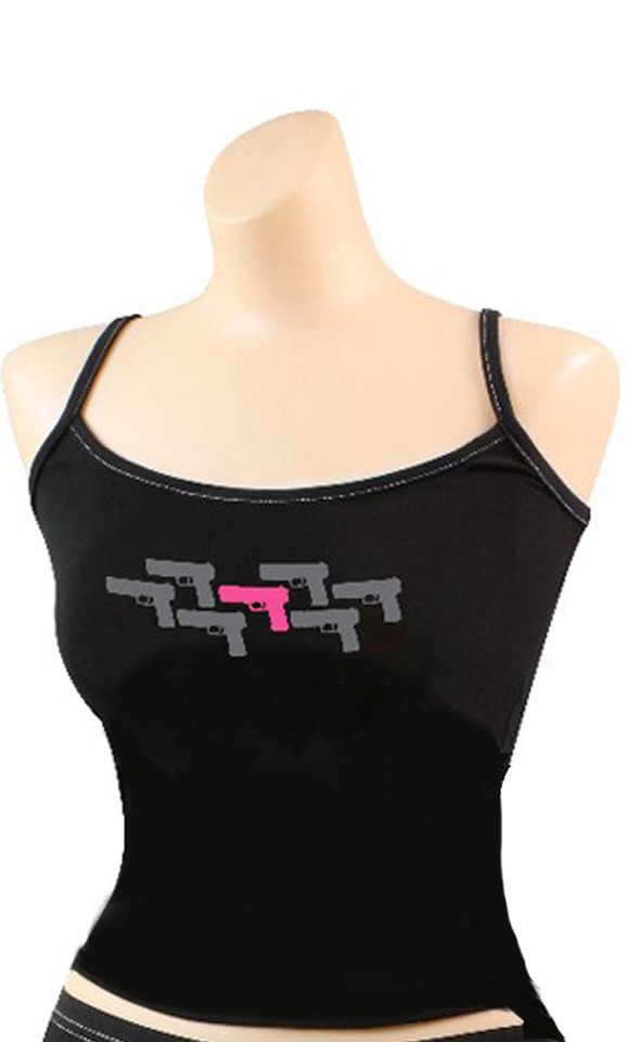 Womens Camo Cami Military Tank Top Slim Fit Lounge Tee Stretch Camisole ...