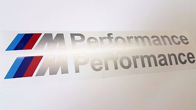 M Performance Stickers Silver 30cm - M3 320 325 330 335 E46 E90 E92 F30 ...