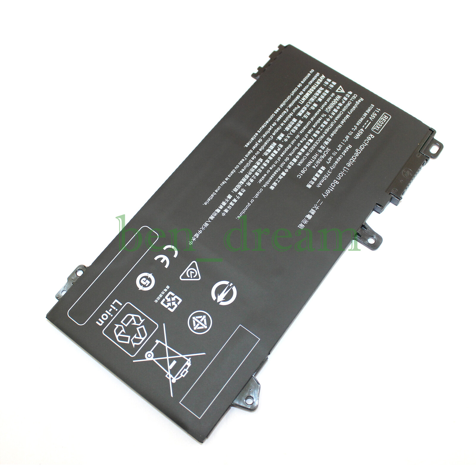 new 11.55V RE03XL L32656-005 battery for HP ProBook 450 G6 440 G6 430 ...