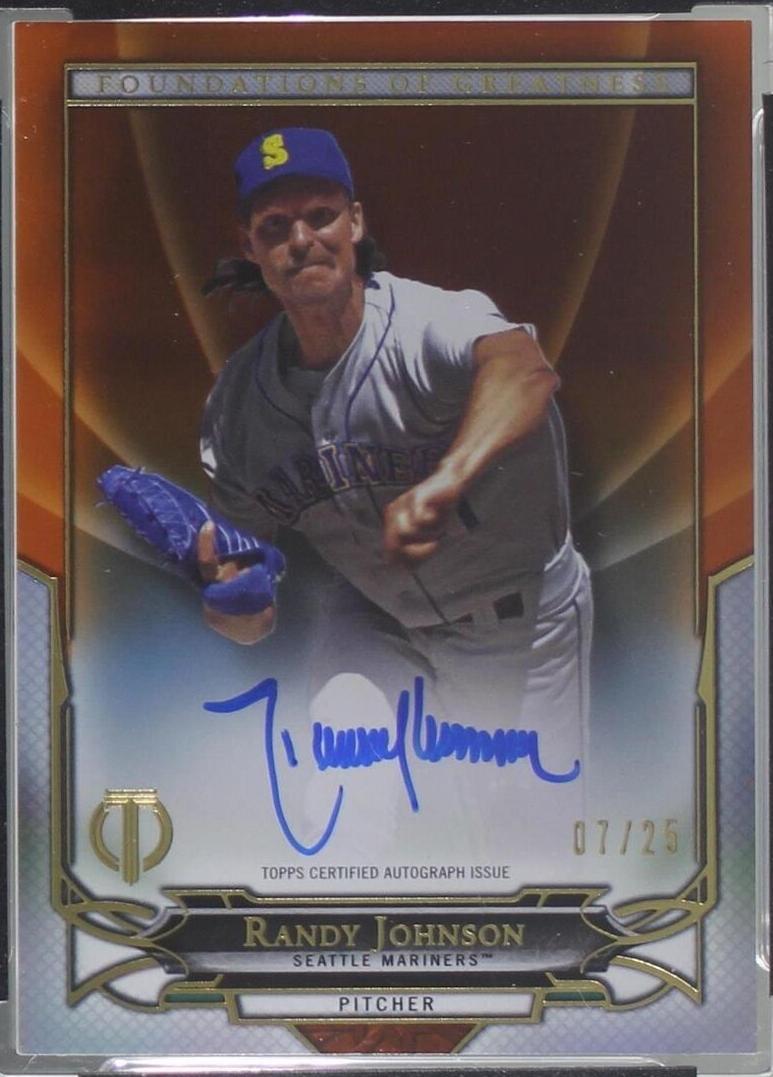 2016 Topps Tribute - Foundations of Greatness Autographs Randy Johnson ...