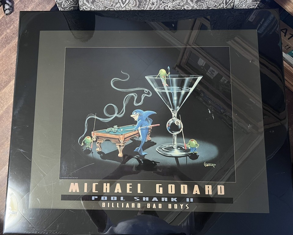 Michael Godard Pool Shark II “Rare” # 2 Of Only Two Made For Vegas Show ...