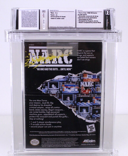 NARC (Nintendo Entertainment System, 1990) for sale online | eBay