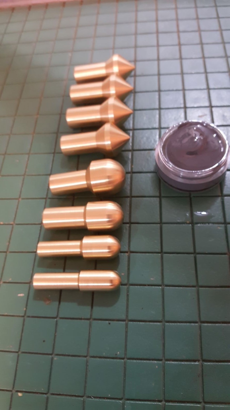 Gunsmith Tools 8 Brass Muzzle Laps-Rifle Or Pistol Crowning Kit ...