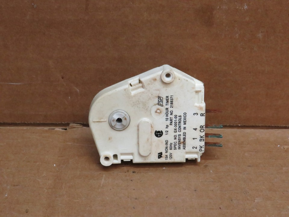 Amana Refrigerator Defrost Timer Ass. Part # 2188371 W10822278 | eBay