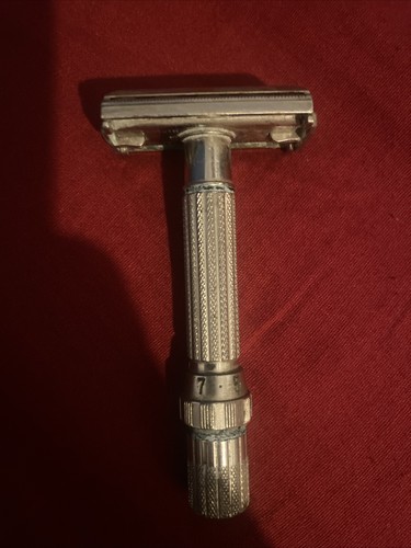 Vintage Gillette Fat Boy Adjustable Safety Razor Double Edge | eBay