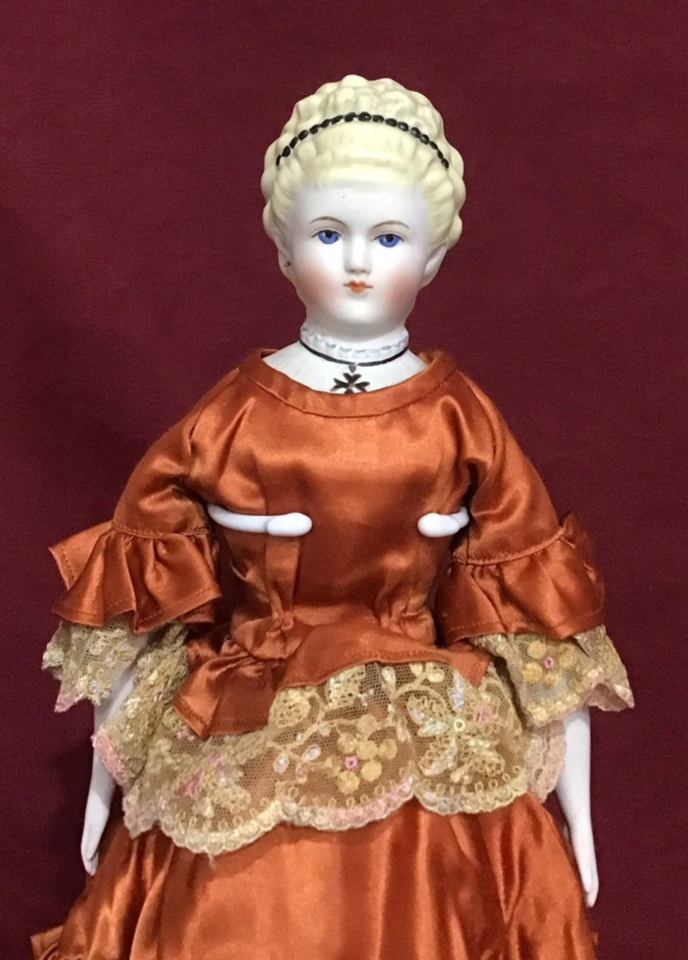 18" Beautiful Vintage Emma Clear Parian Doll | eBay
