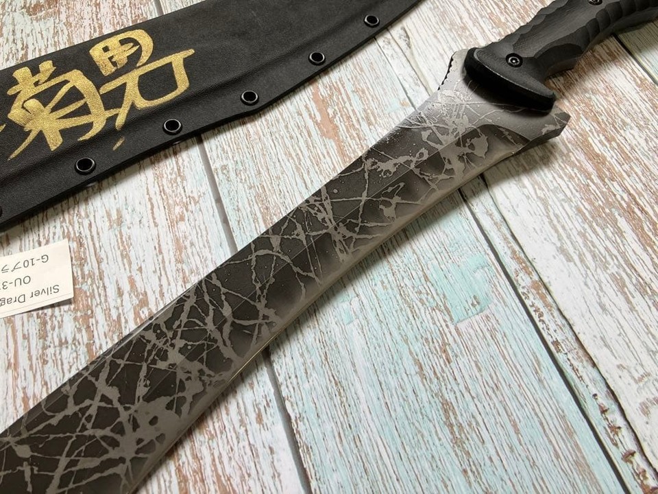 New Silver Dragon SP Custom Knife by Kikuo Matsuda KIKU KNIVES Japanese ...