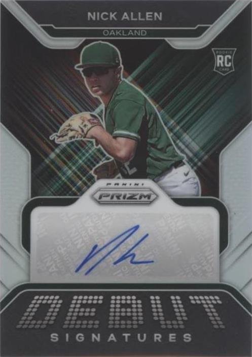 2022 Panini Prizm - Debut Signatures Nick Allen #DS-NA Silver Prizm (AU ...