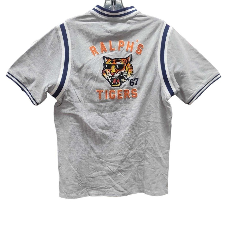 Polo Ralph Lauren GREY Boys Tiger Print Polo T-Shirt, Size 4/4T, NWT ...