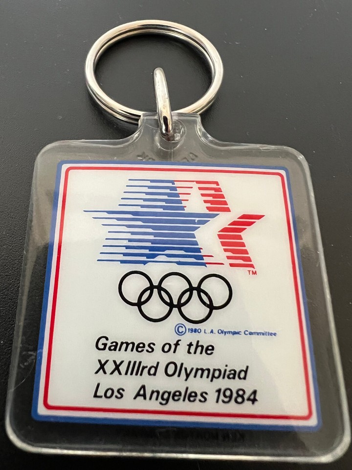 Vintage Olympic Key Chain Los Angeles 1984 Sam The Eagle Key Chain ...