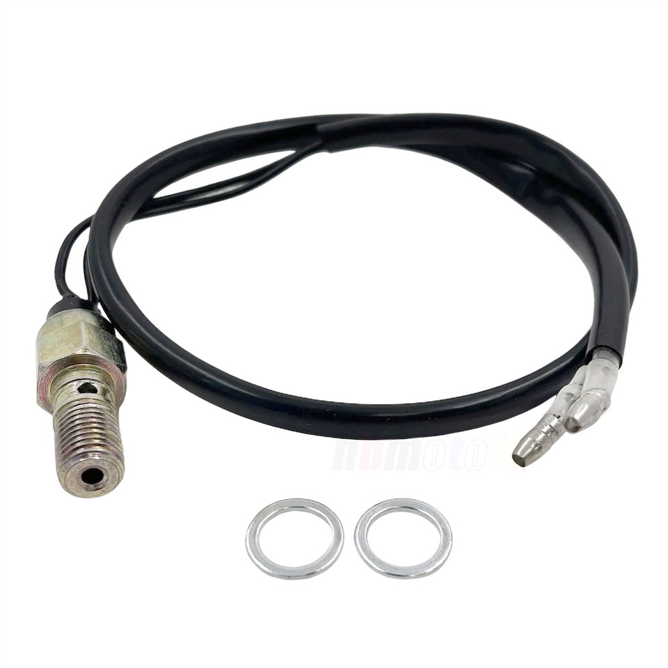 Motorcycle Rear Hydraulic Brake Light Switch Wire w/ M10x1.25 Pitch ...