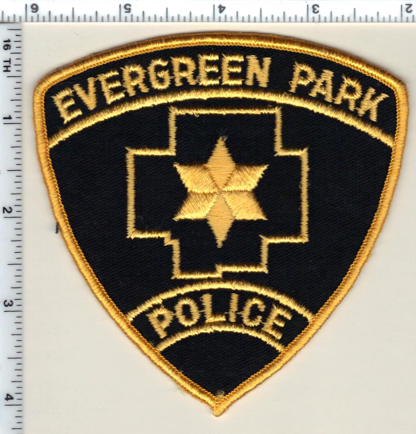 Evergreen Park Police (Illinois) Shoulder Patch - new from 1985 | eBay
