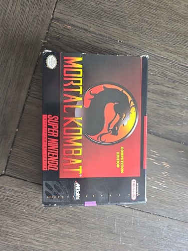 Mortal Kombat Super Nintendo SNES Complete Brand New Not Factory Sealed ...