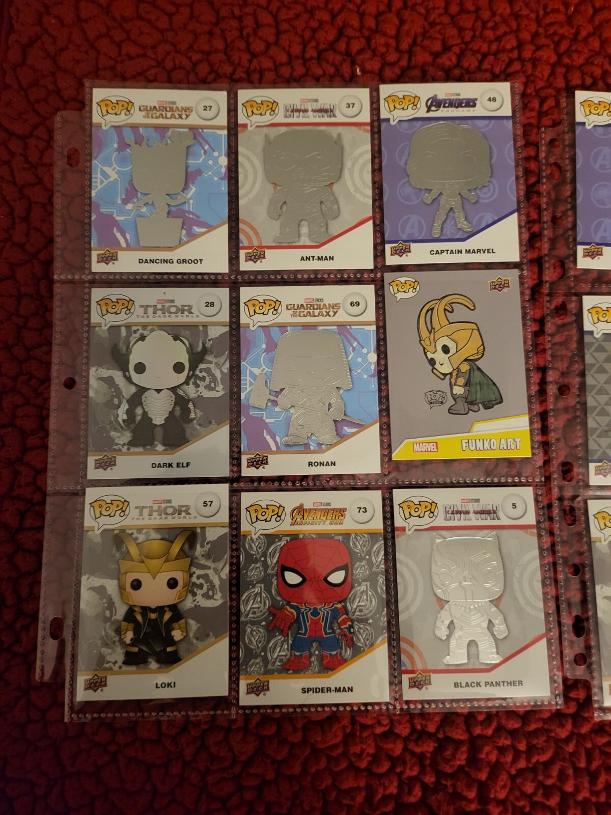 Funko Upper Deck Marvel Tradimg Cards Lot Of 22 | eBay