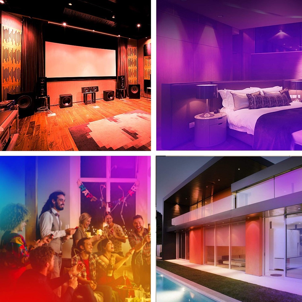 Recessed Lighting 4 Inch Color Changing 12W LED Downlight,900 Lumens ...