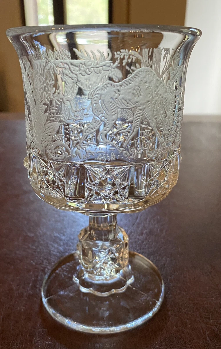 Eapg Etched Goblet