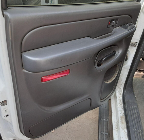2004-2007 CHEVY SILVERADO 3500 Rear Left Door Trim Panel (Very Dark ...