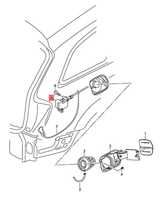 Genuine Throttle control element AUDI Q7 4L 4L0810773D | eBay