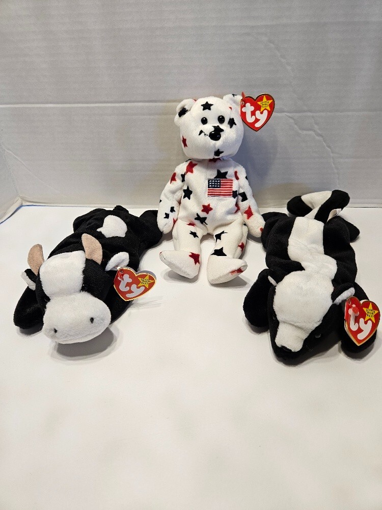 Ty Beanie Baby GLORY, STINKY, DAISY Lot of 3 | eBay