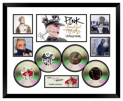 PINK 2018 BEAUTIFUL TRAUMA WORLD TOUR SIGNED LIMITED EDITION FRAMED ...