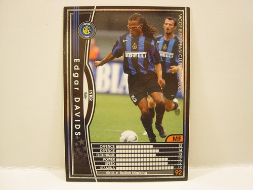 Panini WCCF 2004-05 Edgar Davids 1973 Dutch No.8 FC Inter Milano Italy ...