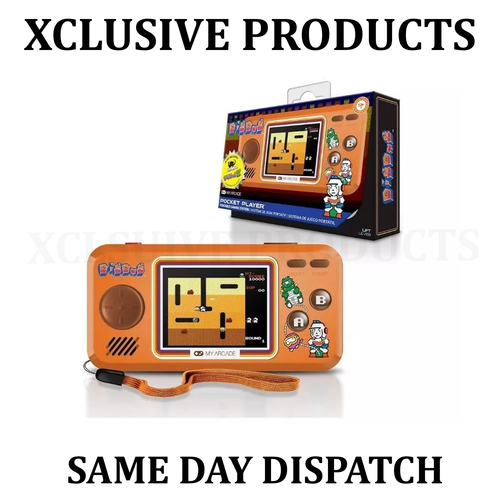 My Arcade DIG DUG Pocket Player Handheld Retro Video Game - Brand New ...