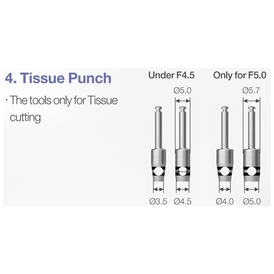 Osstem Hiossen Implant Guide Kit With Dental Wrench Drives Guide Taper ...