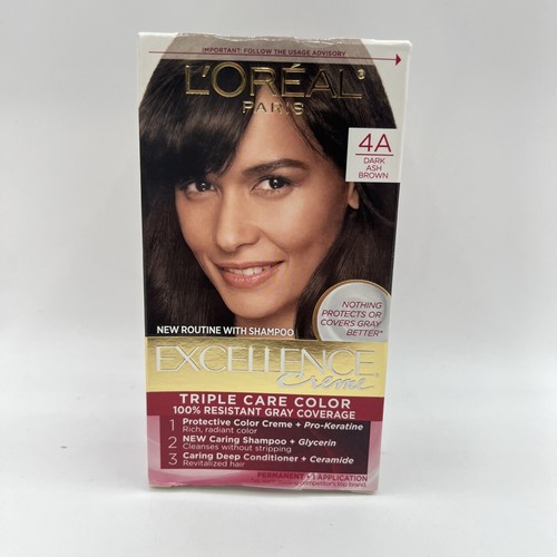 L'Oreal Paris Excellence Creme Hair Color 4A Dark Ash Brown 1 Pack | eBay