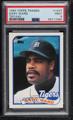1989 Topps Traded Box Set Collector's Edition (Tiffany) Gary Ward PSA 9 ...