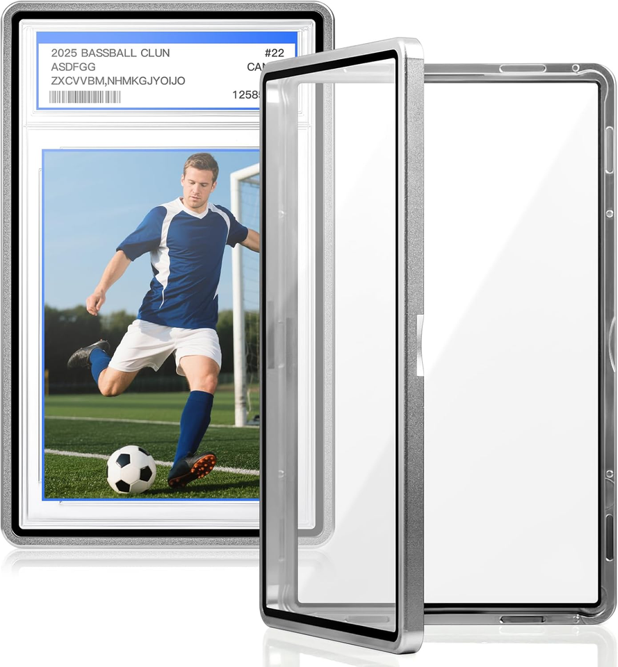 PSA Slab Case 2 Pcs Magnetic Metal Graded Card Protector for CGC/CSG ...