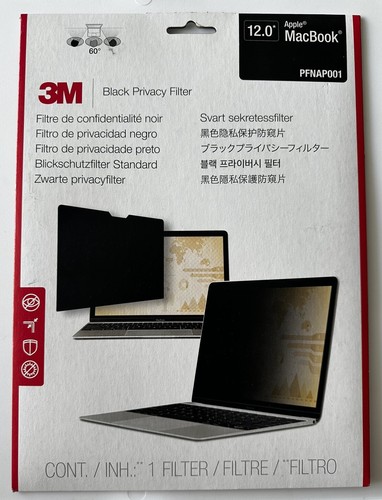 3M Black Privacy Filter PFNAP001 12.0* for Apple Macbook | eBay Australia