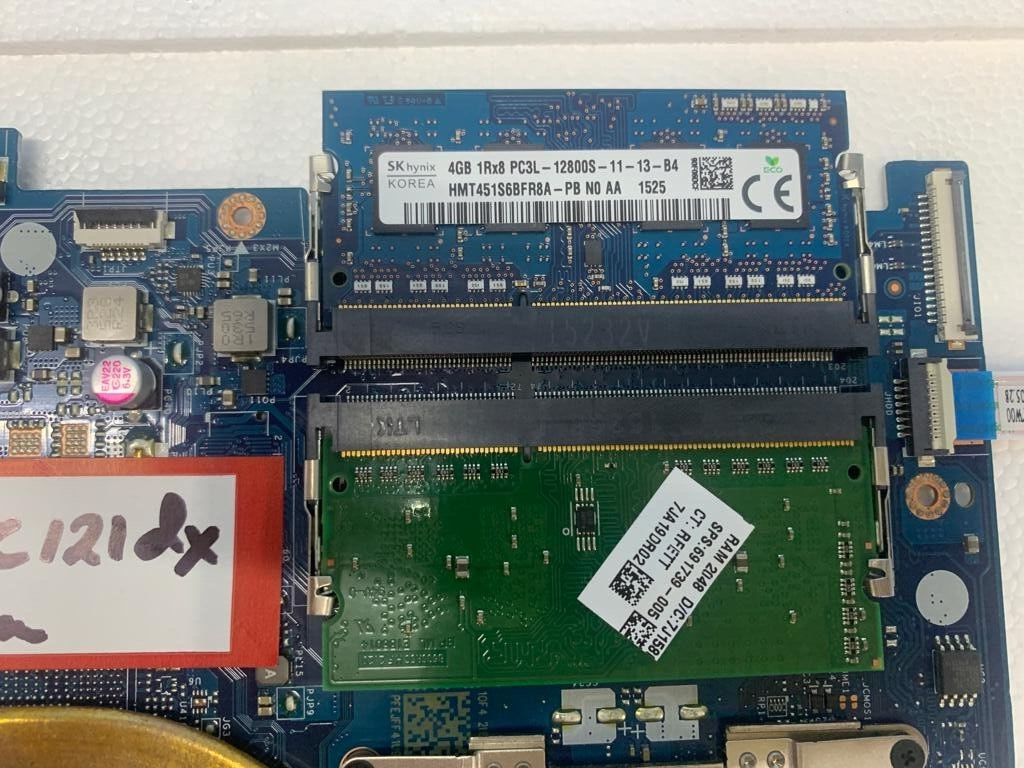 Genuine HP Notebook 15-AC121DX i3-5010U 6GB Ram Motherboard - 816811 ...