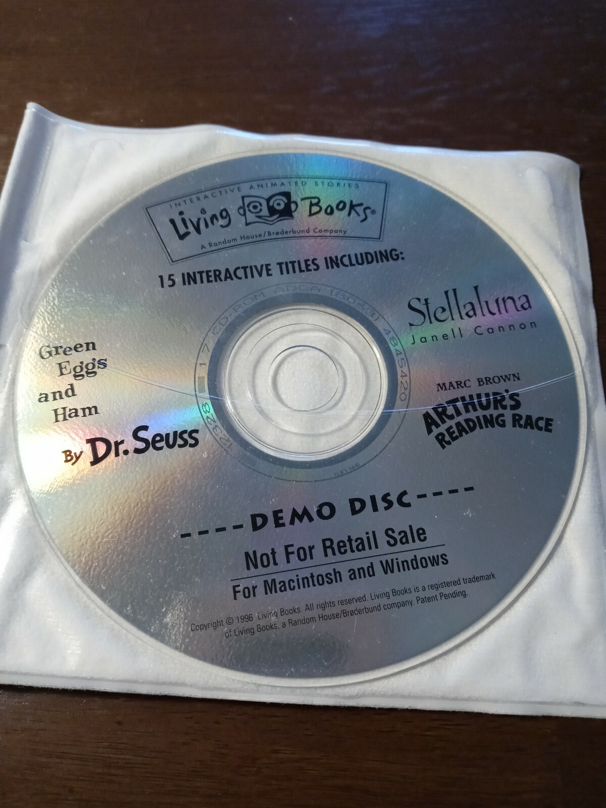 Living Books PC CD Rom- 15 Interactive Titles-Demo Disc-Rare-SHIPS N 24 ...