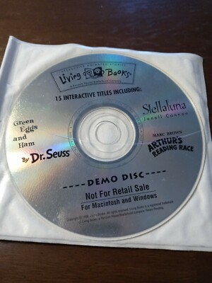 Living Books PC CD Rom- 15 Interactive Titles-Demo Disc-Rare-SHIPS N 24 ...