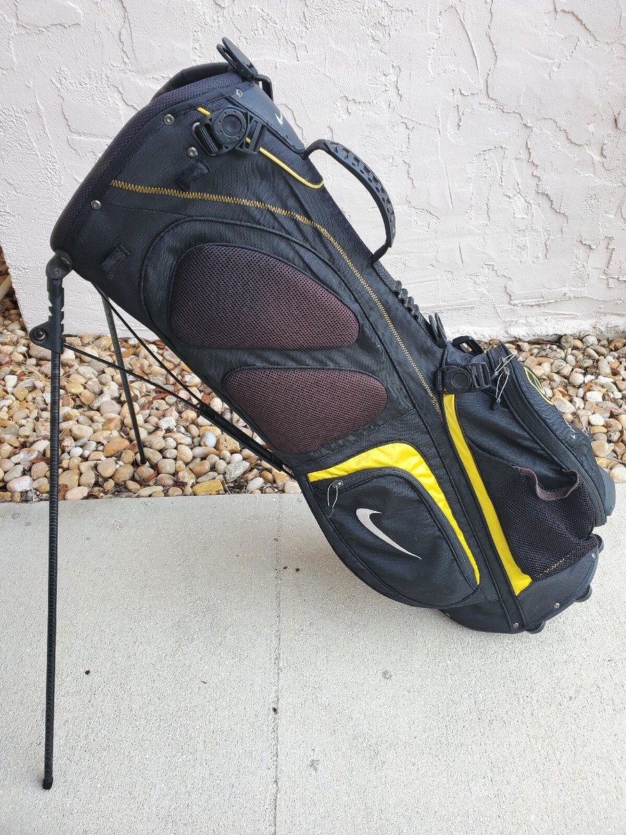 Nike Golf Bag Livestrong 5 Way Golf Bag Cart Stand Black Nike Golf Bag Livestrong 5 Way Golf Bag Cart Stand Black