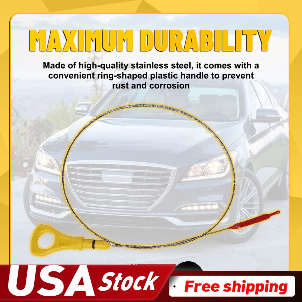 Engine Dipstick Oil 26611-3CKA0 Fits 2013-19 Hyundai Genesis Sedan : DH ...