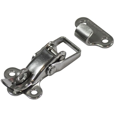 Goliath Over Centre Fastener with Catch Plate Polished Finish Stainless ...