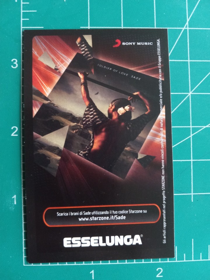 2012 STARZONE MUSIC CARD ROCK POP SADE | eBay