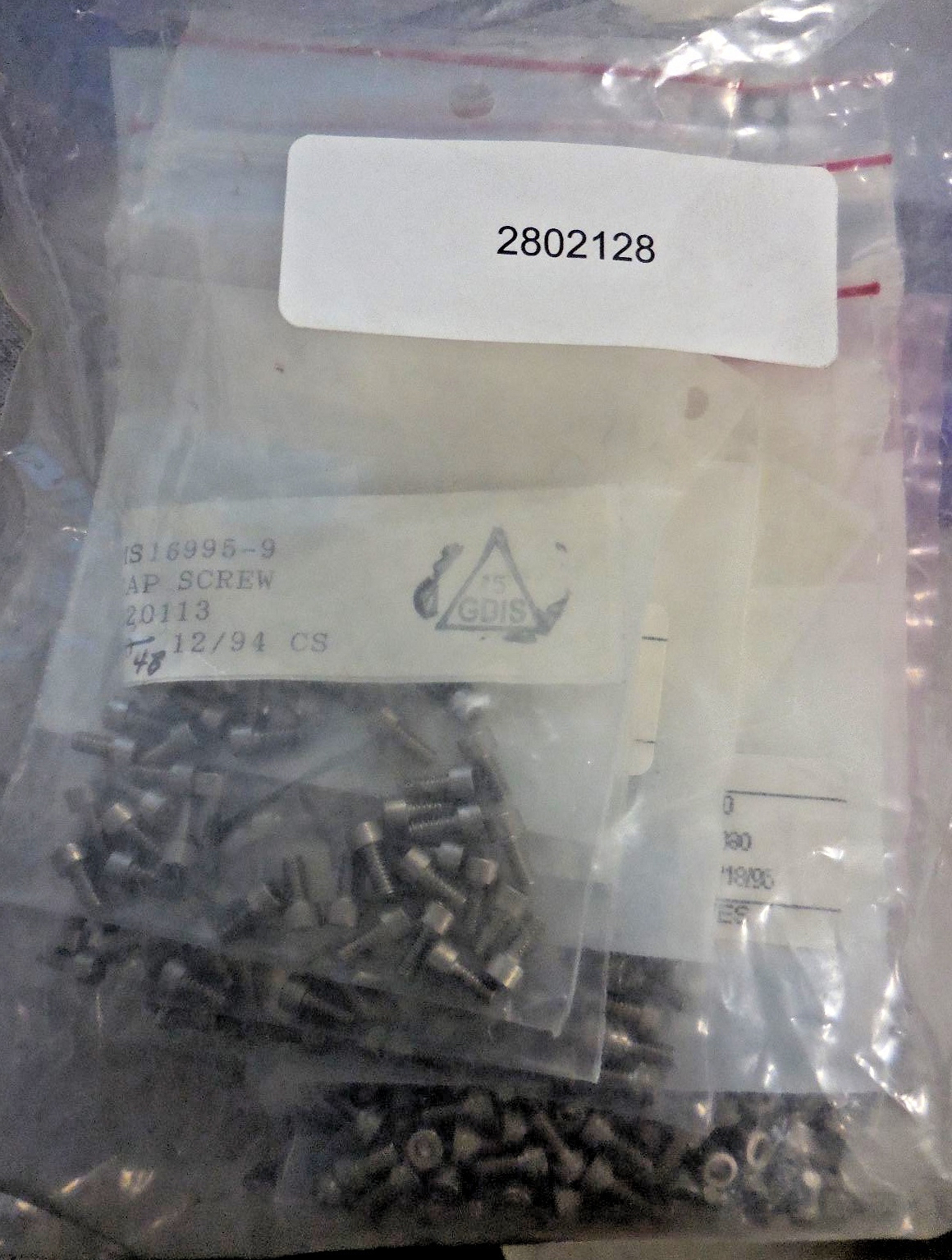 Aerospace MS16995-9 1/4" Stainless Steel Socket Head Cap Screws (100 ...